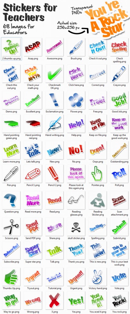 Callouts Creative Assets | Stickers for Teachers