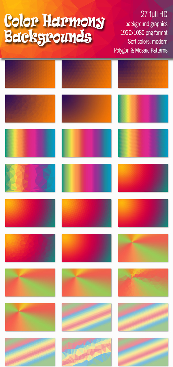 Callouts Creative Assets | Color Harmony Backgrounds
