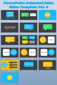 Callouts Creative Assets | PowerPoint Animated Sales Video Template vol. 4