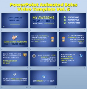 Callouts Creative Assets | PowerPoint Animated Sales Video Template vol. 5