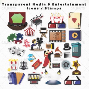 Callouts Creative Assets | Transparent Media and Entertainment Icons ...