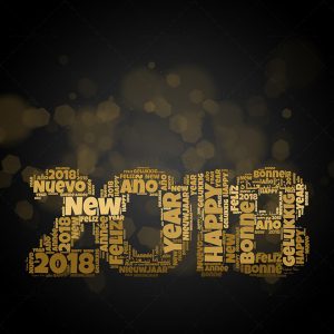 Callouts Creative Assets | 2018 New Year Themed Background 06