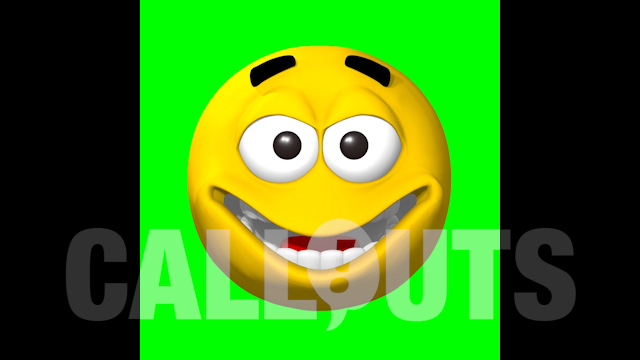 SmileyGuy Smile 04 - Animated Green Screen Smiley Emoticon – Callouts ...