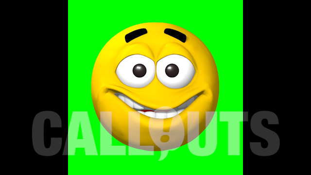 SmileyGuy Angled Smile 05- Animated Green Screen Smiley Emoticon ...