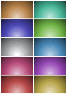Basic Presentation Backgrounds: Simple Sunset Rings – Callouts Creative ...