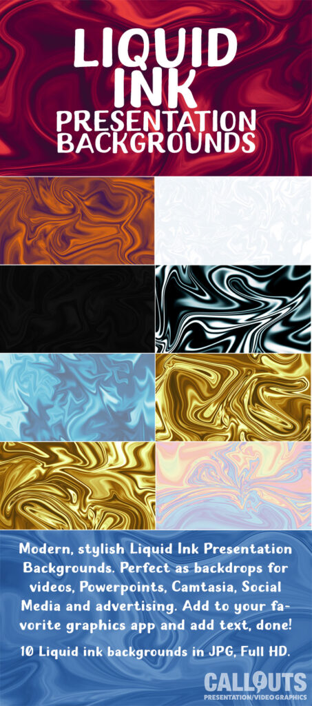 Callouts Creative Assets | Liquid Presentation Backgrounds