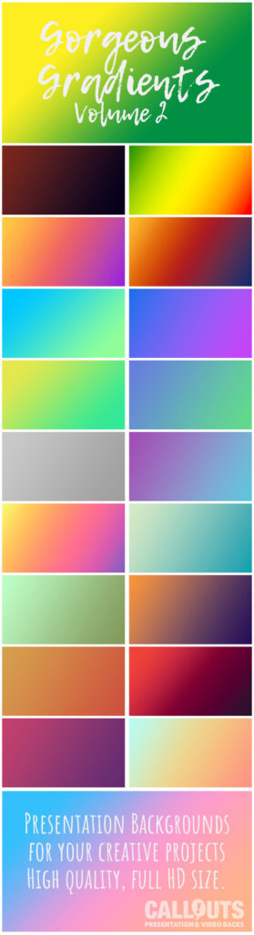 Callouts Creative Assets | Gorgeous Gradients Volume 02 – Presentation ...
