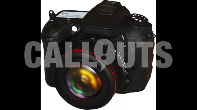 Callouts Creative Assets | Camera DSLR 3D Prop Cinema-theme